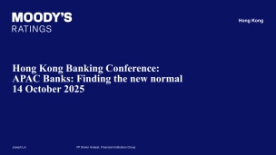 Presentation on APAC banks | Moody's Events