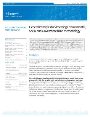 CROSS-SECTOR RATING METHODOLOGY: General Principles for Assessing ...