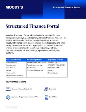 Structured Finance Portal | Moody's Events