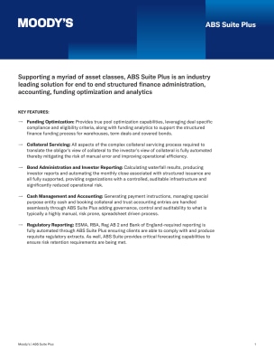 ABS Suite Plus brochure | Moody's Events