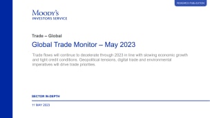 Global Trade Monitor – May 2023 | Moody's Events