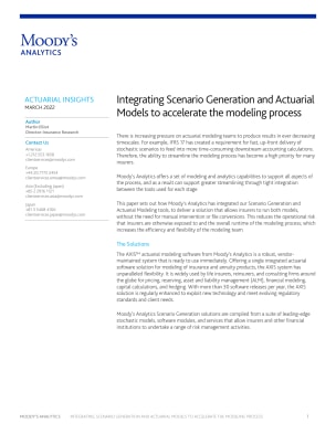 MA: Integrating Scenario Generation and Actuarial Models to accelerate ...