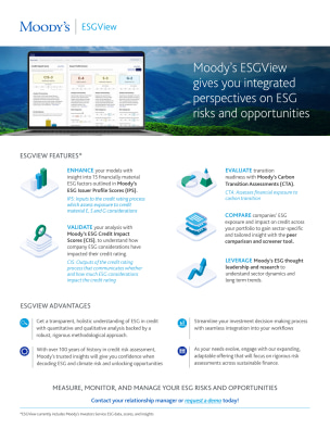 ESGView | Moody's Events