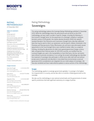 RATING METHODOLOGY | Sovereigns