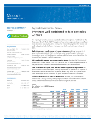 SECTOR COMMENT | Regional Governments – Canada