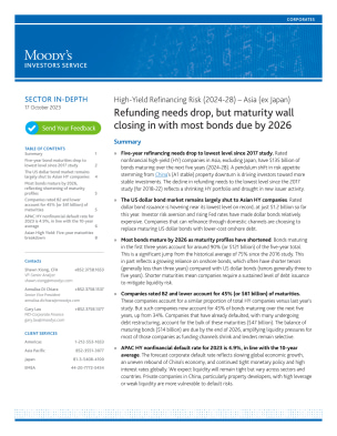 Sector In-Depth: High-Yield Refinancing Risk (2024-28) – Asia (ex Japan ...