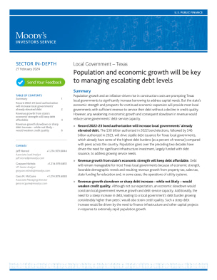 Population and economic growth will be key to managing escalating debt ...