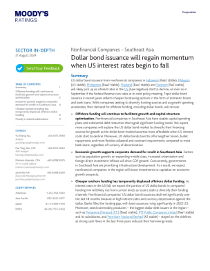 Dollar bond issuance will regain momentum when US interest rates begin ...