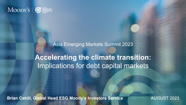 Presentation - Climate Transition | Moody's Events