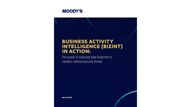 Business Activity Intelligence (BizInt) In Action | Moody's Events