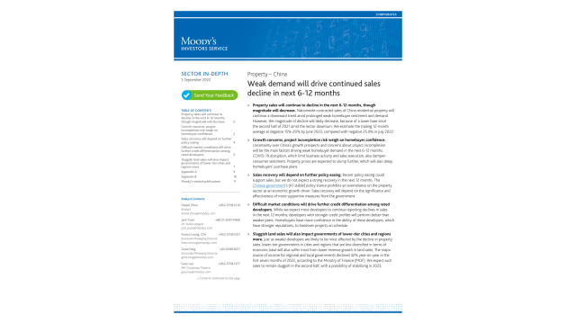 Property – China | Moody's Events