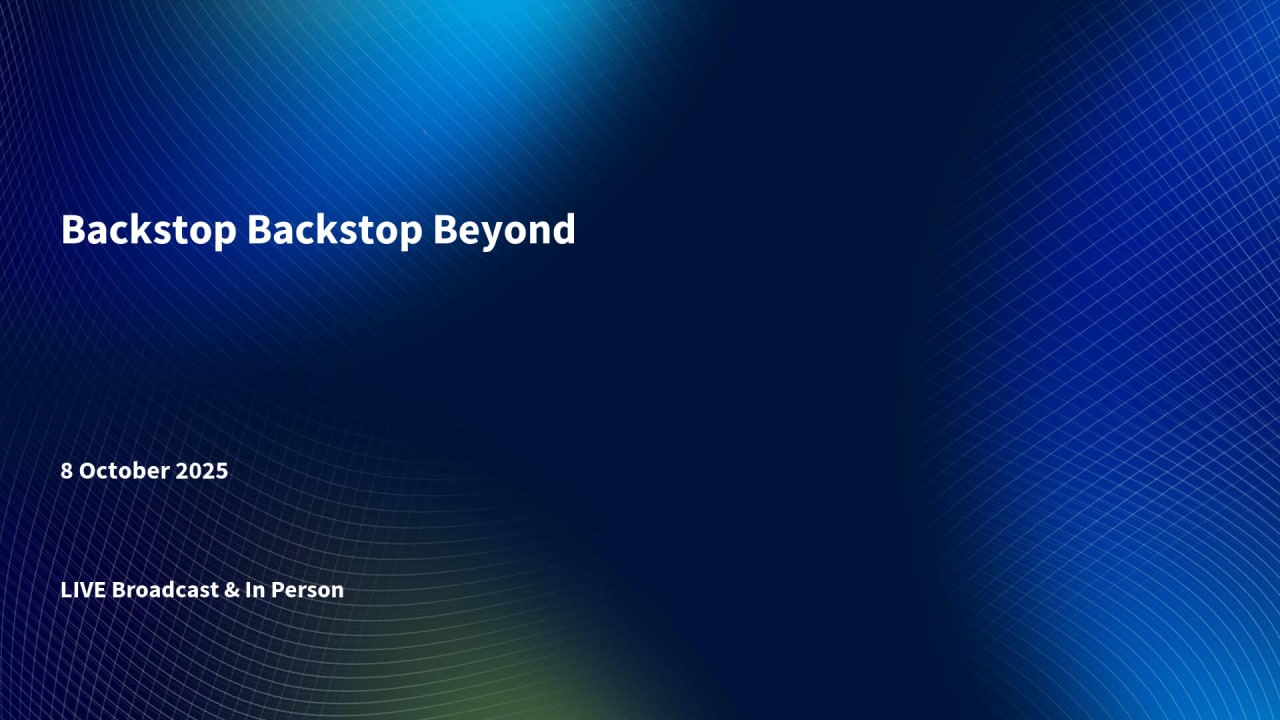 Backstop Beyond 2025 | ION Analytics Community