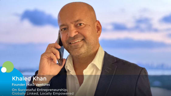 Khaled Khan, founder of Koi3 Ventures, on successful entrepreneurship ...