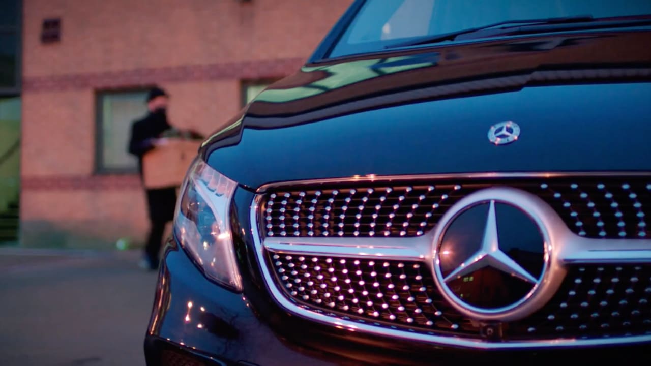 Mercedes' VIP hybrid event: Synchronised butlers and celebrity chefs ...