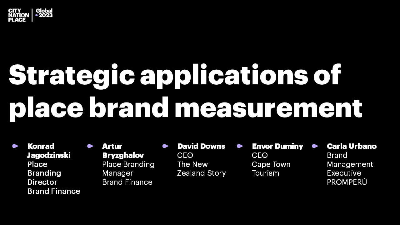 Strategic applications of place brand measurement | City Nation Place
